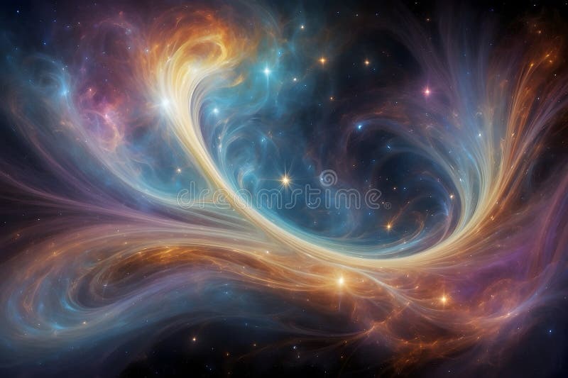 Infinite Galaxies with Nebulae As an Abstract Art Stock Photo - Image ...
