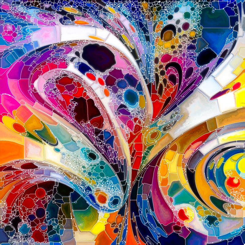 Infinite Hue Resonance stock photo. Image of template - 324305894