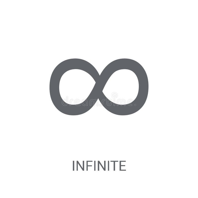 Infinite Icon. Trendy Infinite Logo Concept On White Background Stock ...