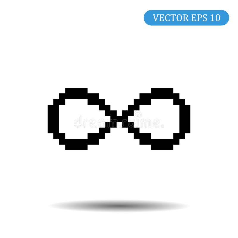 Infinite Icon. Vector Illustration Eps 10 Stock Vector - Illustration ...