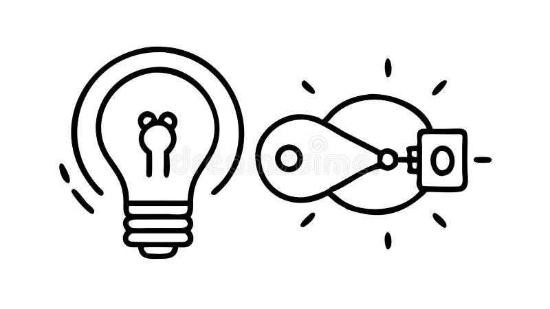 Infinite Idea Lightbulb, Endless Creativity Innovation, Vector Design ...