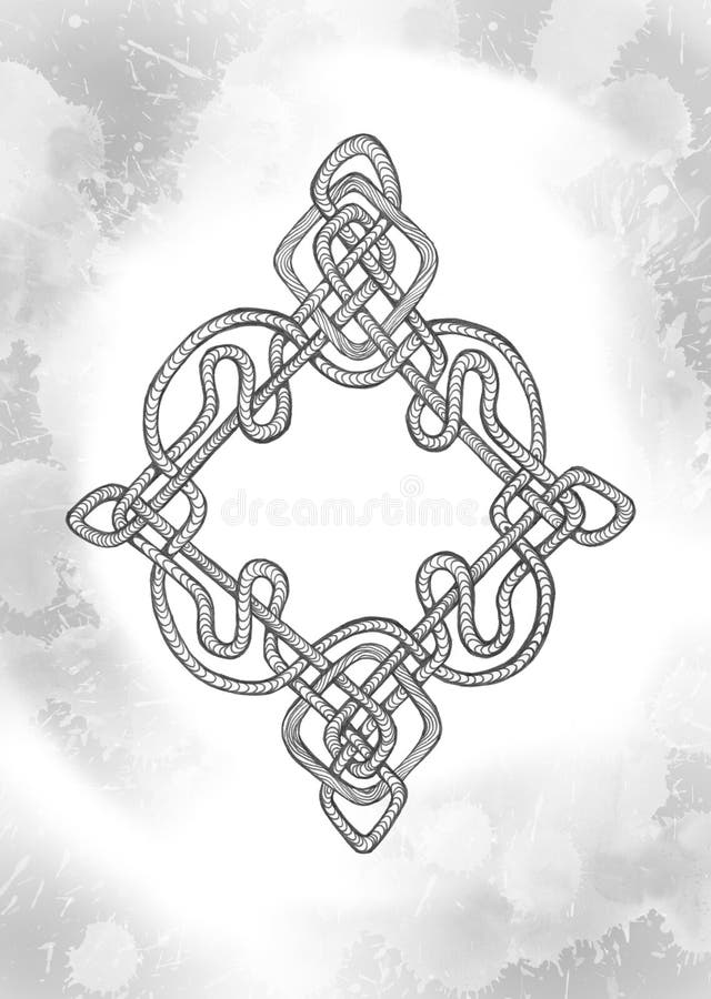 Infinite Knot Ink Drawing Stock Illustrations – 2 Infinite Knot Ink ...