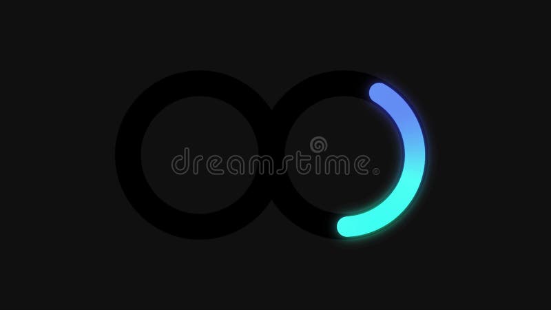 Infinite Loop Animation. Colored Circle Stock Video - Video of looped ...