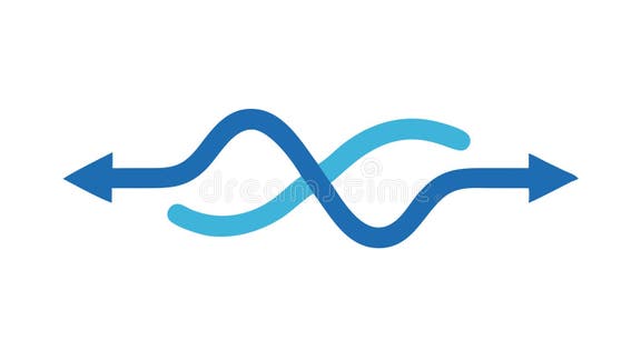 Infinite Loop or Data Flow Vector Icon, Vector Design Generative AI Stock Vector - Illustration ...