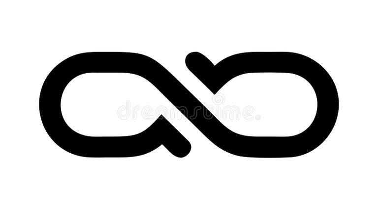 Infinite Loop Symbol Icon, for Eternity and Endless Cycles, Vector ...