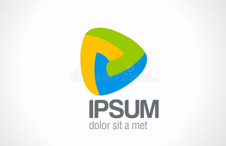 Rounded Triangle Logo Stock Illustrations – 17,388 Rounded Triangle ...