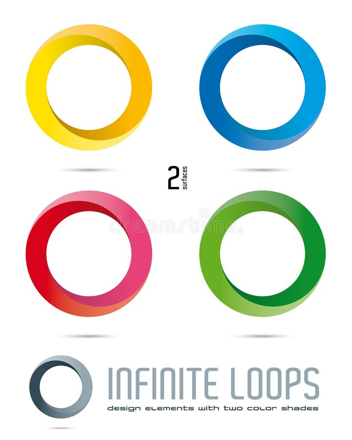Infinite Loop Vector Design Elements Stock Vector - Illustration of ...