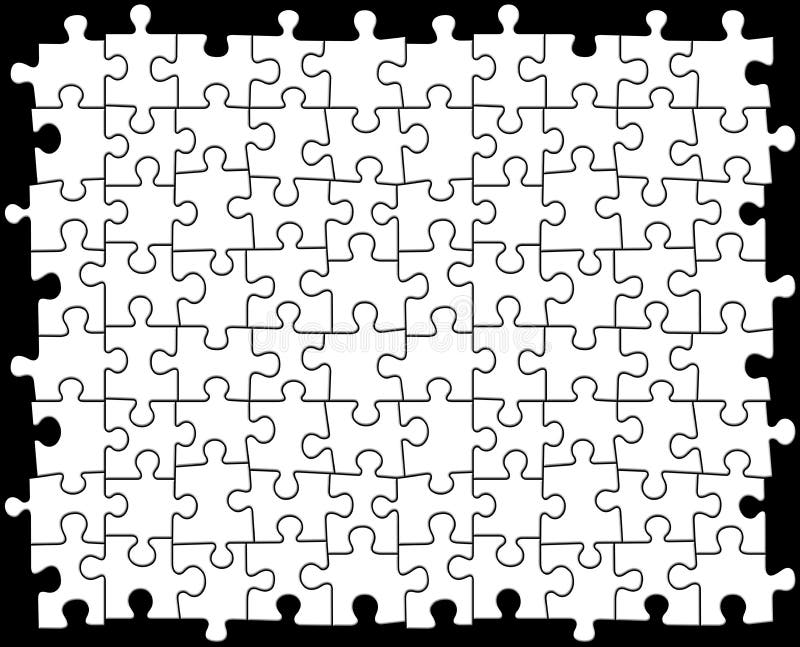 Infinite Puzzle (endless) stock illustration. Illustration of ...