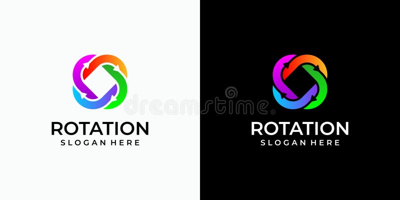 Infinite Rotation Rectangle Vector Logo Stock Illustrations – 6 Infinite Rotation Rectangle ...