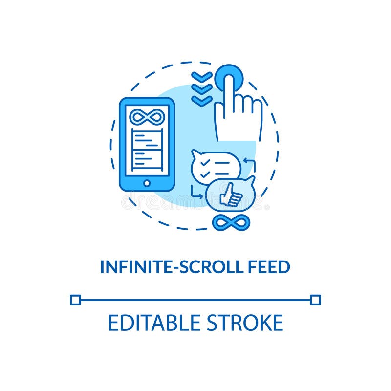 Infinite Scroll Stock Illustrations – 269 Infinite Scroll Stock ...
