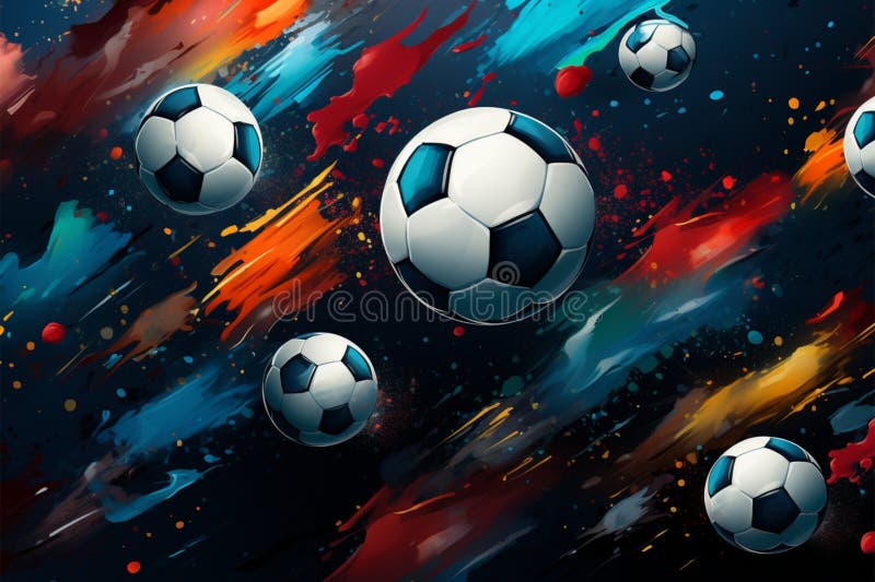 Infinite Soccer Design, Repeating Pattern Perfect for Versatile ...