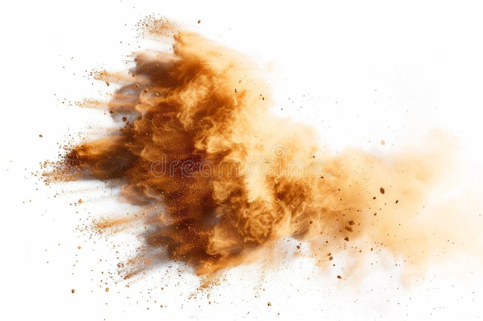 Infinite Space Dust Explosion on White Background Stock Image - Image ...