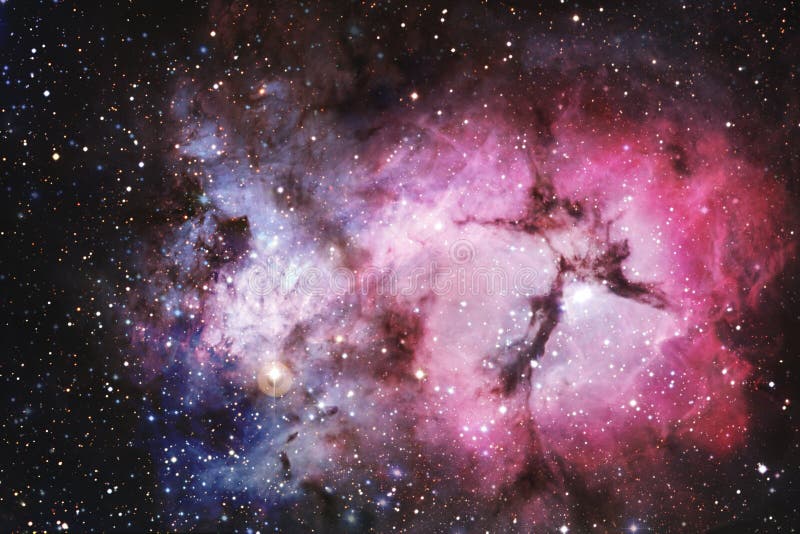Infinite Space with Nebulae and Stars Stock Image - Image of night ...