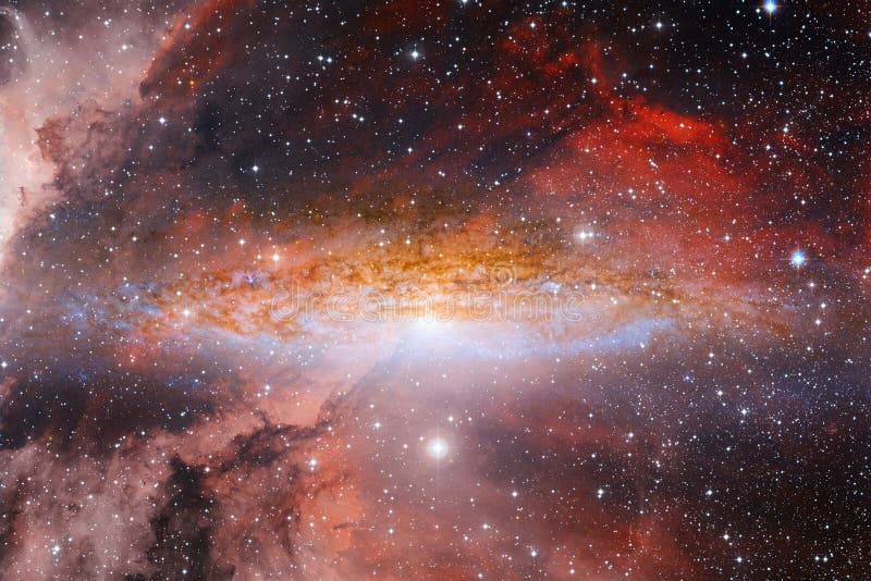 Infinite Space with Nebulae and Stars Stock Image - Image of nature ...