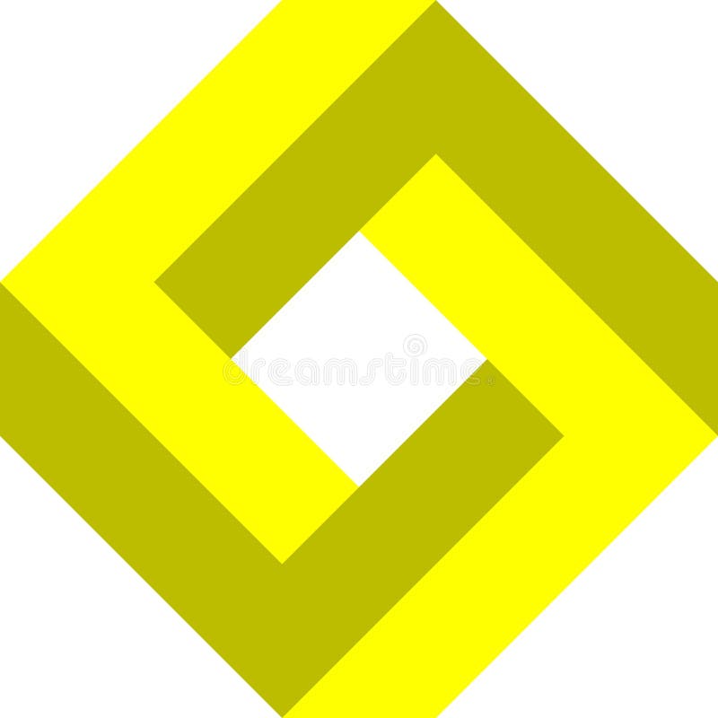 Infinite Square stock vector. Illustration of stamp - 100581636