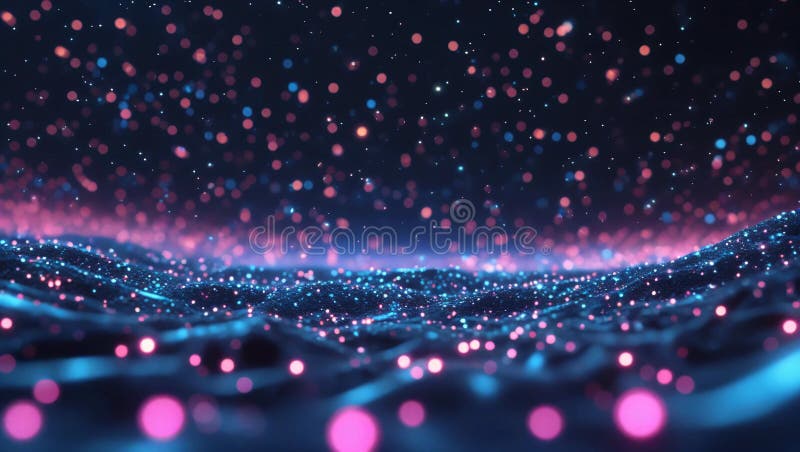 Infinite Starfield â€“ Cosmic Lightscape Stock Illustration ...