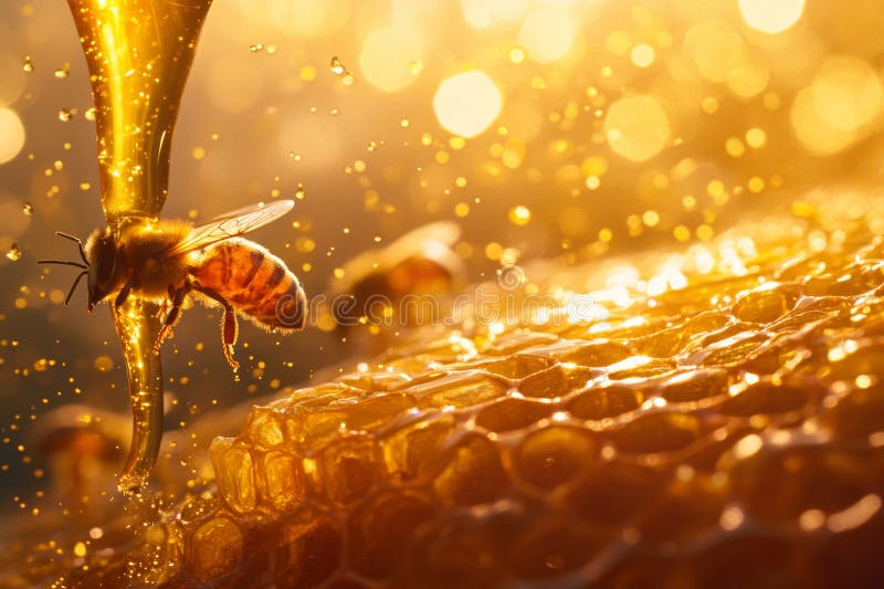 The Infinite Stream of Honey Inspired by the Vibrant Life of Bees in ...