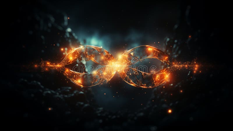 Infinite Symbol Wallpapers in the Style of Double Exposure Stock ...