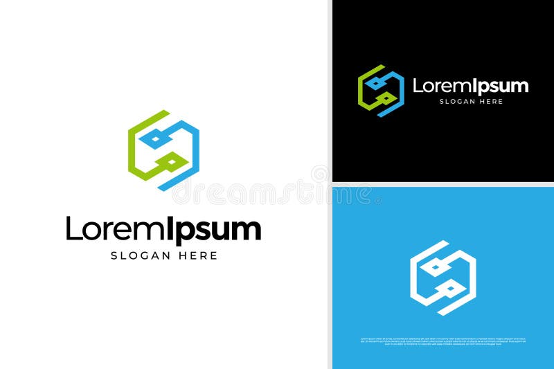 Infinite Technology Logo Vector Design Stock Vector - Illustration of ...