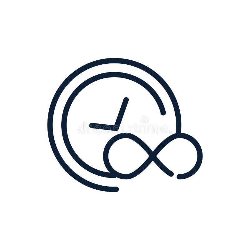 Infinite time stock illustration. Illustration of jacket - 467980