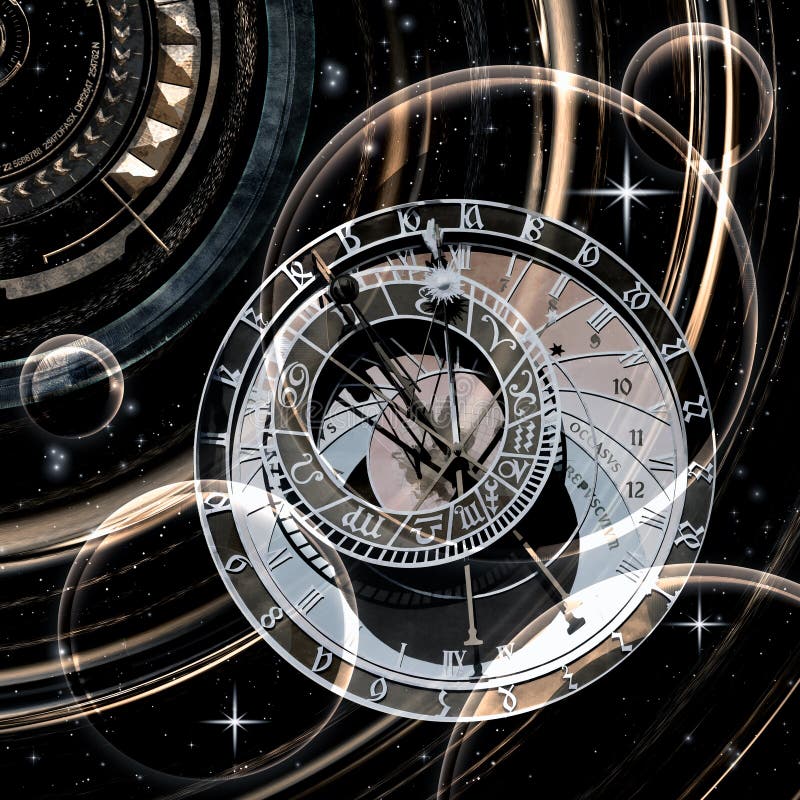 Infinite Time, 3D Illustration Stock Illustration - Illustration of ...