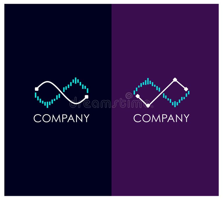 Infinite Trading Stock Exchange Logo Design Vector Stock Vector ...