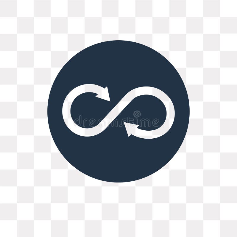Infinite Transparent Icon. Infinite Symbol Design from Time Managemnet ...