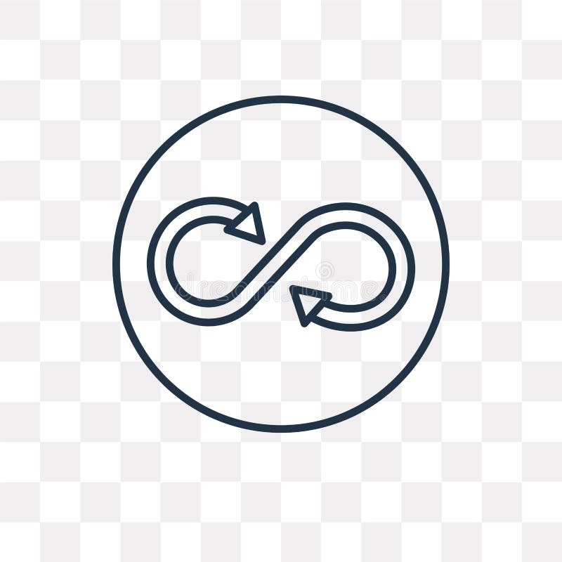 Infinite Transparent Icon. Infinite Symbol Design from Time Managemnet ...