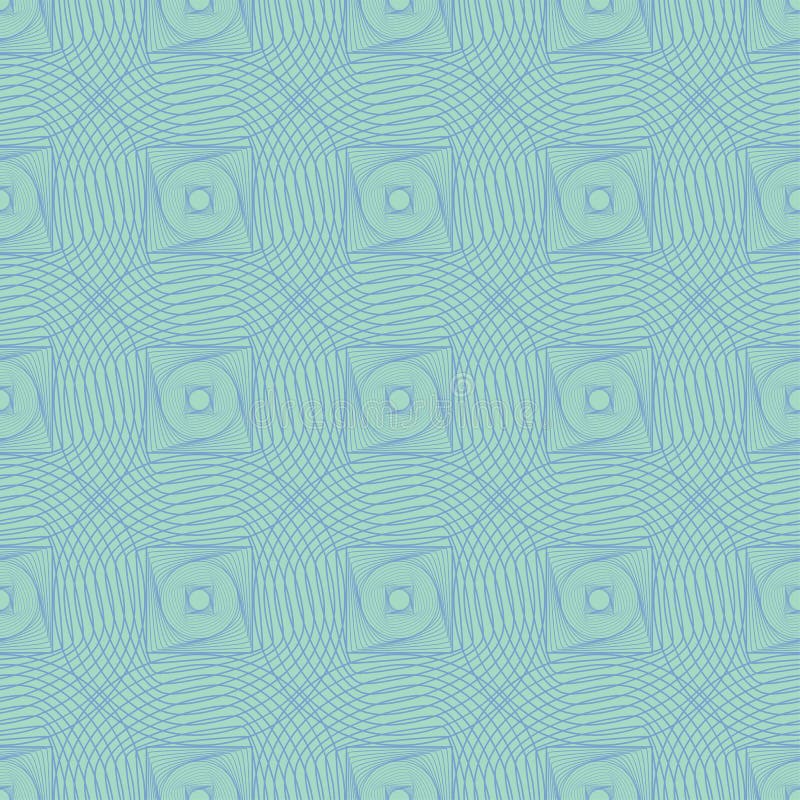 Infinite Warping Concentric Circles and Squares Seamless Repeat Pattern ...