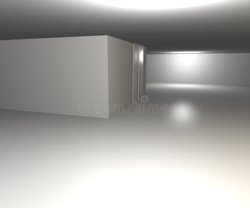 Infinite White Space Background Stock Illustration - Illustration of ...