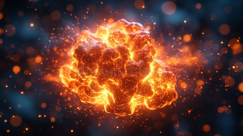 Infinitely Dense Singularity Radiates Energy in Featureless Void. Tiny ...