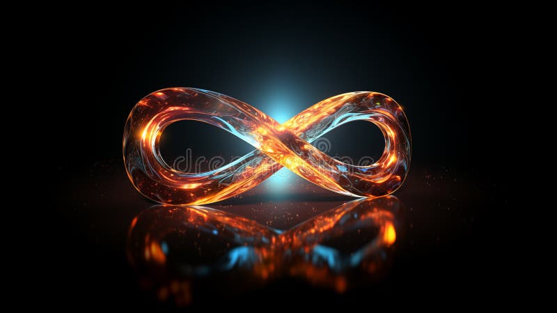 Infinite Symbol Wallpapers in the Style of Double Exposure Stock ...