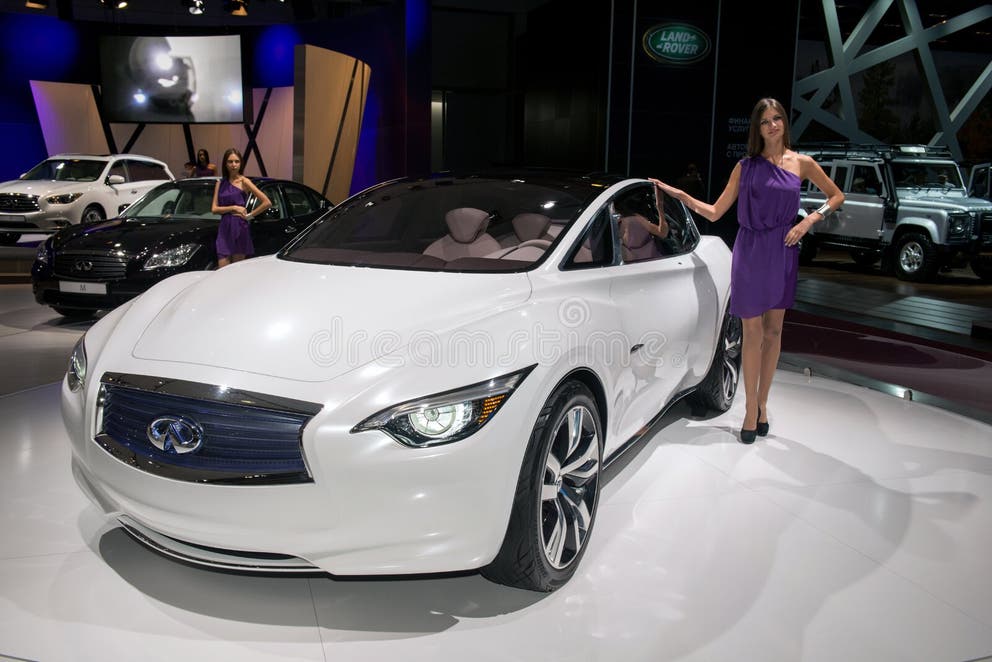 Infiniti Etherea Concept Car Editorial Photography - Image of engine ...