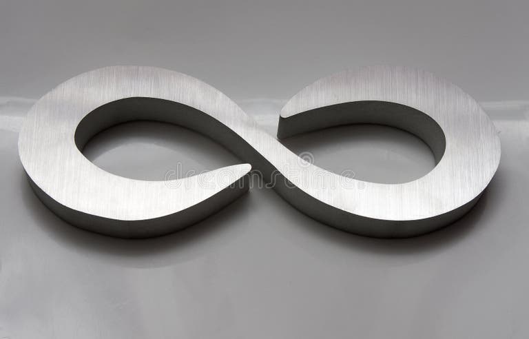 Infinity stock image. Image of infinity, metal, industrial - 9727047