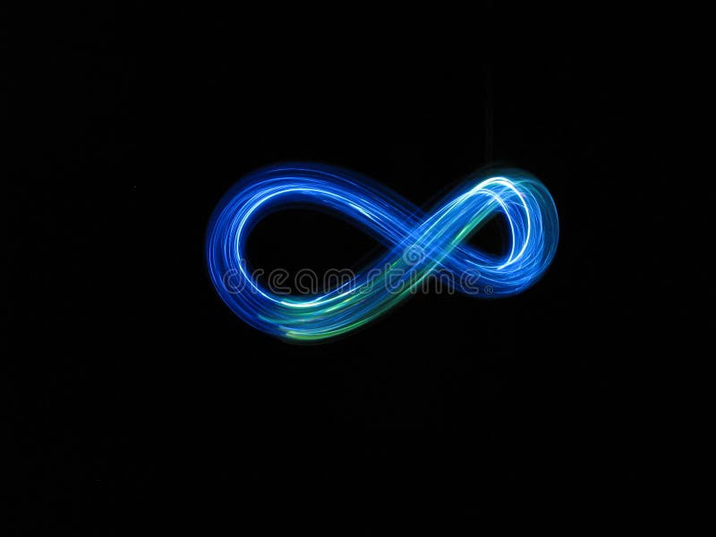 Neon background infinity stock photo. Image of dynamic - 107844242