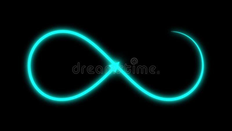 Infinity Animated Movement of Two Circles Infinity Looping Green Screen ...