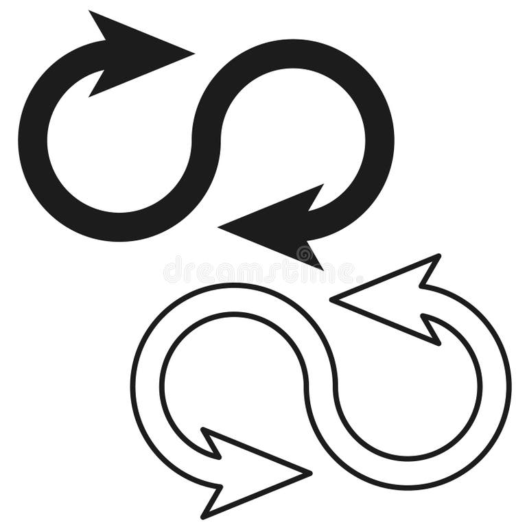Infinity Sign Arrow Stock Illustrations – 7,625 Infinity Sign Arrow ...