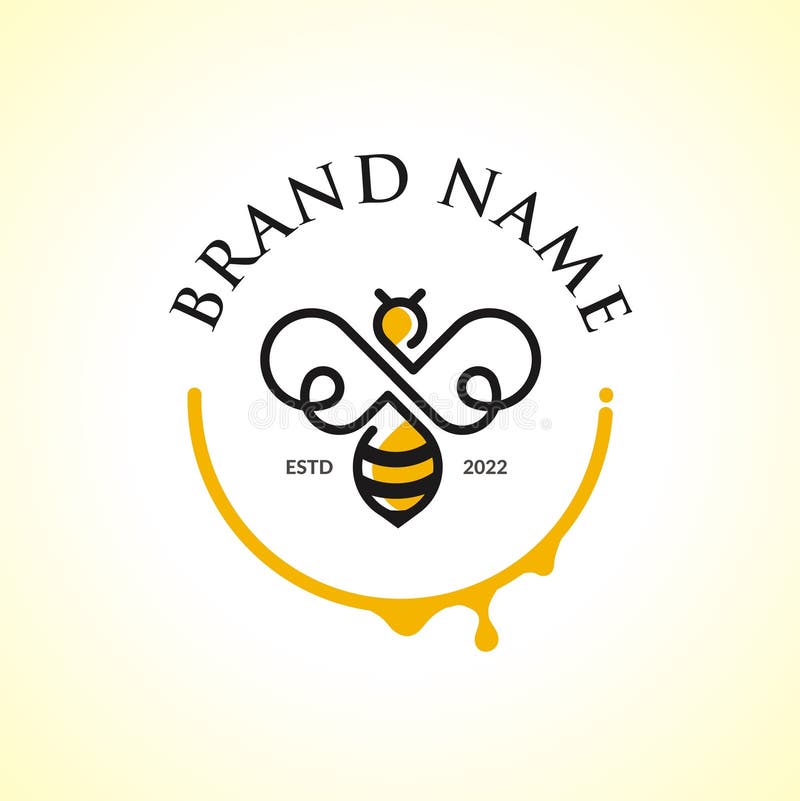 Infinity Bee Logo Design stock vector. Illustration of beautiful ...