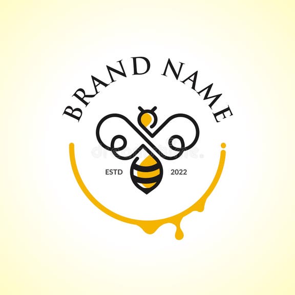 Infinity Bee Logo Design stock vector. Illustration of beautiful ...