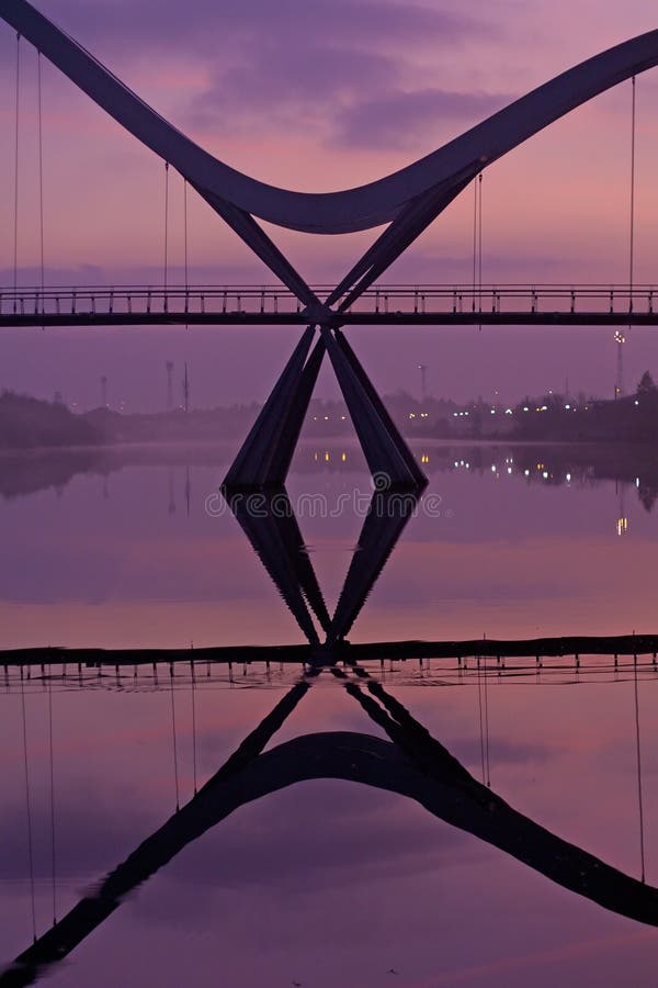 Infinity Bridge Detail Stockton on Tees Editorial Stock Image - Image ...