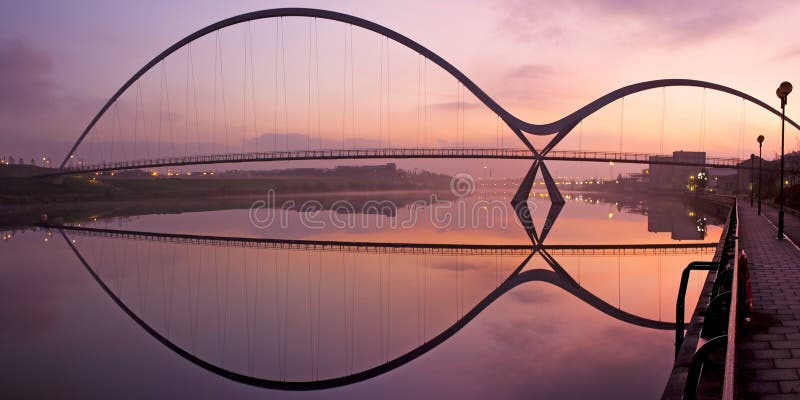 Infinity Bridge Stockton on Tees Editorial Image - Image of stockton ...