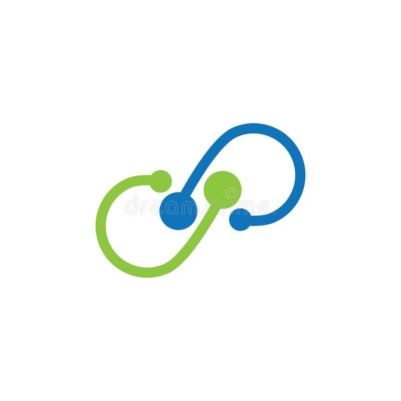 Infinity Business Icon and Symbol Template Stock Vector - Illustration ...
