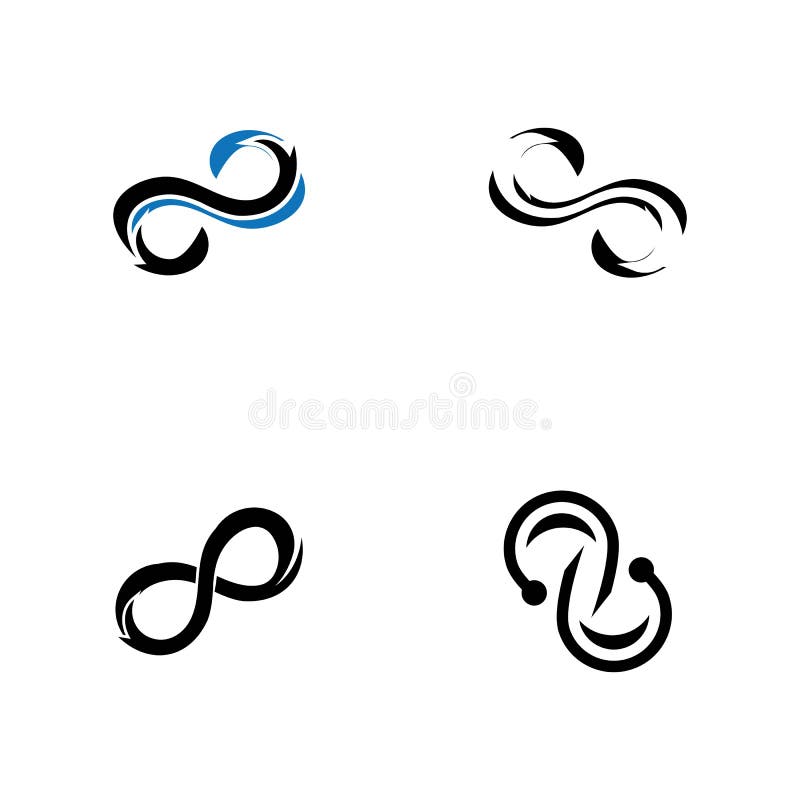 Infinity Business Icon and Symbol Template Stock Vector - Illustration ...