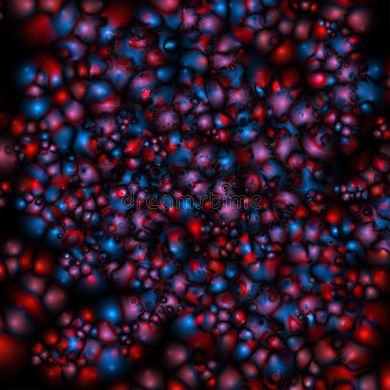 Infinity Chaotic Background, Abstract Fractal Cycle . Vector ...