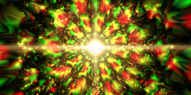 Infinity Chaotic Background, Abstract Fractal Cycle . Vector ...