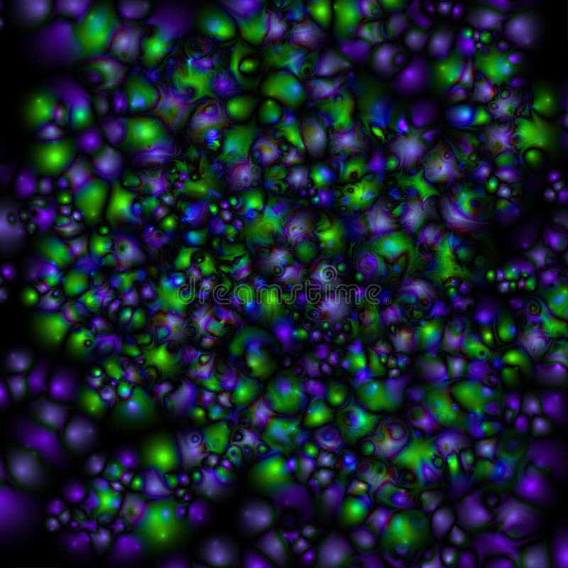 Infinity Chaotic Background, Abstract Fractal Cycle . Vector ...