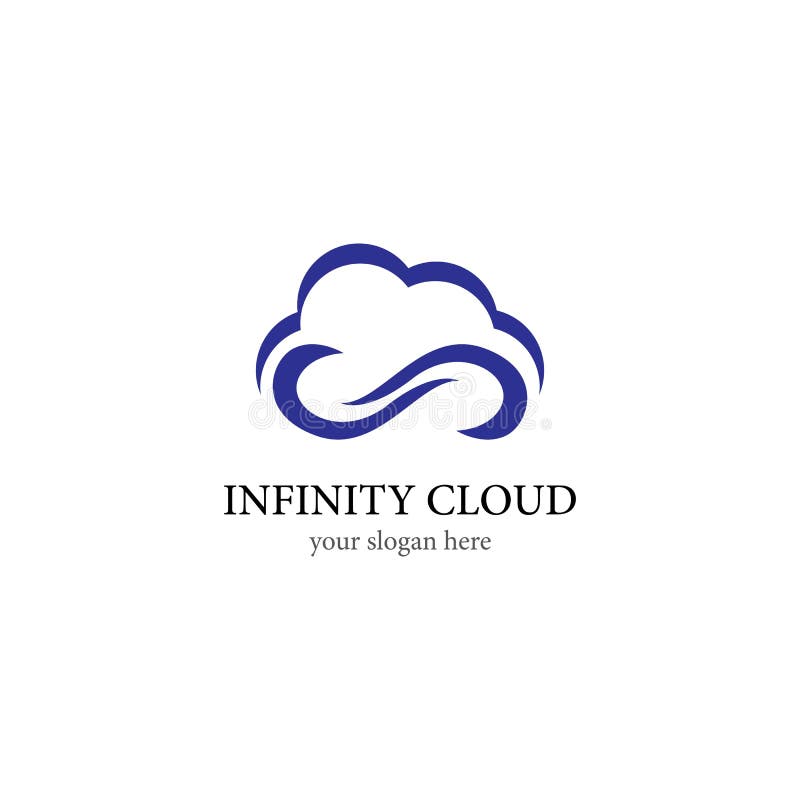 Infinity Cloud logo vector stock illustration. Illustration of logotype ...