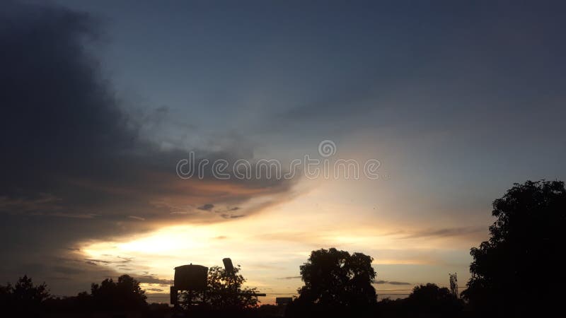 Infinity Clouds Waiting for the Thunder Stock Photo - Image of waiting ...