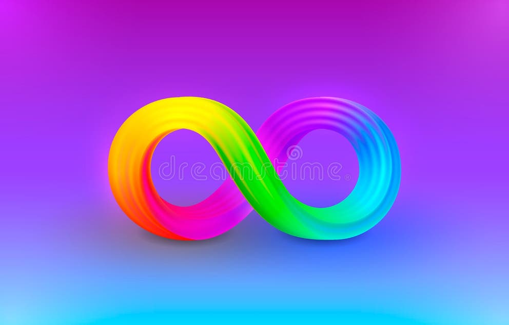 Infinity Color Icon, Sign Element Graphic. Vector Stock Vector ...
