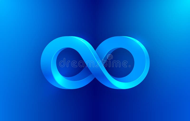 Infinity Color Icon, Infographic Sign Element Graphic. Vector Stock ...
